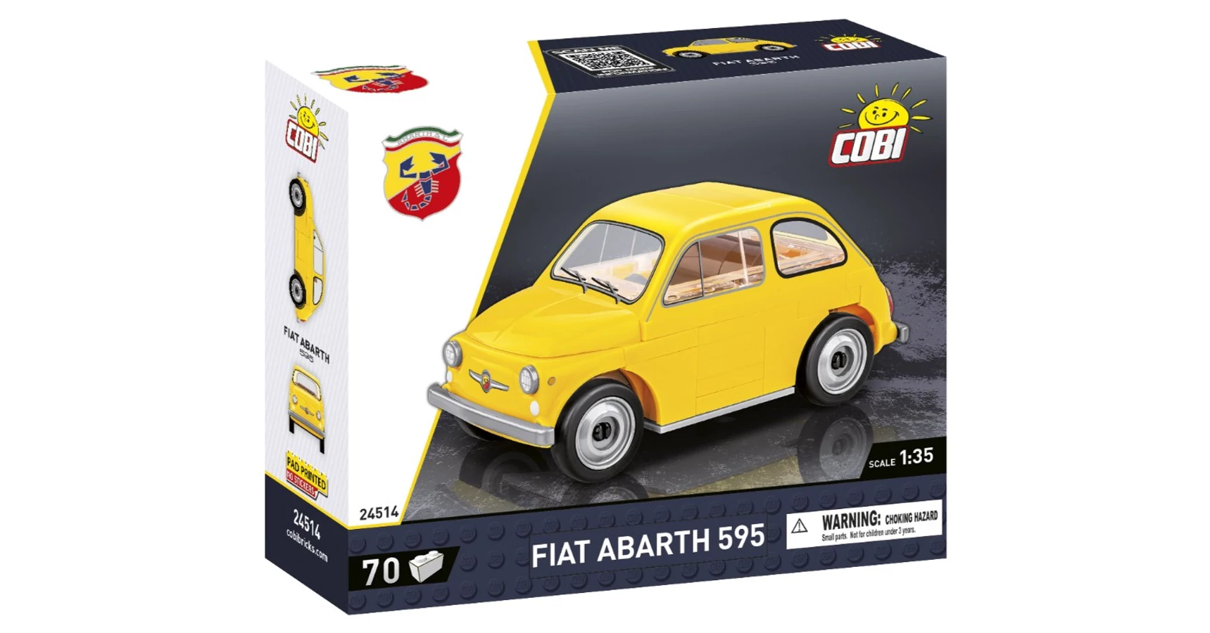 COBI 24514 – Fiat Abarth 595 építőjáték – 100% kompatibilis minden más ...