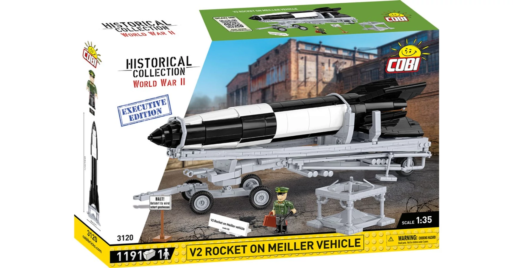 COBI 3120 – V2 Rakéta és szállító jármű – Executive Edition építőjáték ...