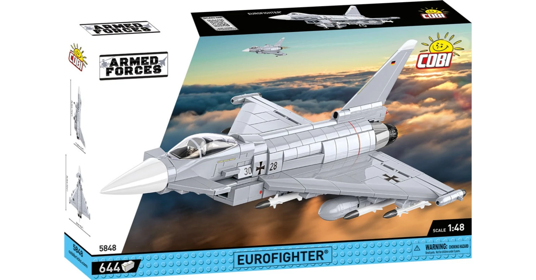 COBI 5848 – Eurofighter Typhoon – Német többcélú vadászgép építőjáték ...
