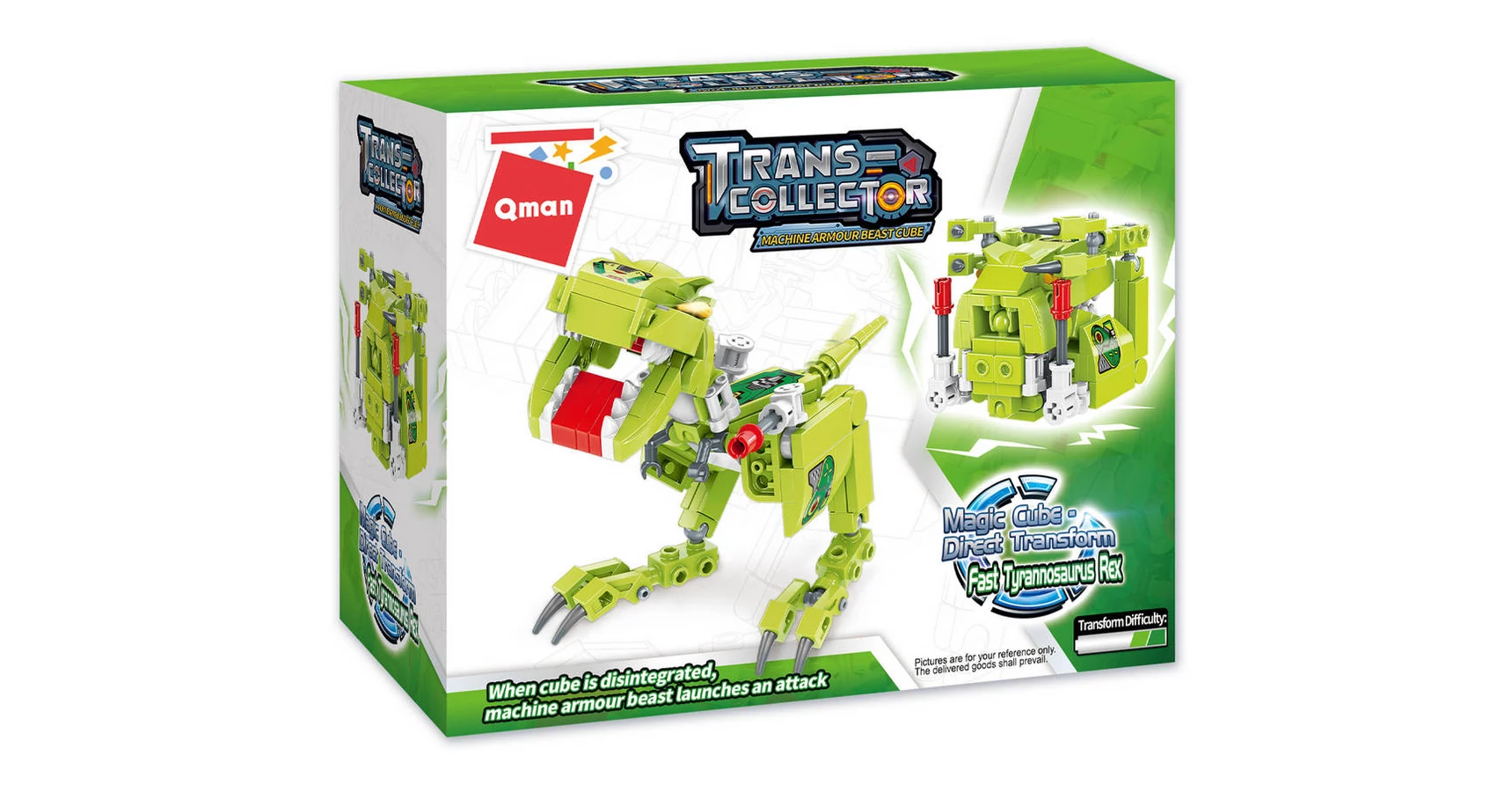 QMAN 41203 - Csodakocka - T-rex Tyrannosaurus Rex építőjáték - 100% ...